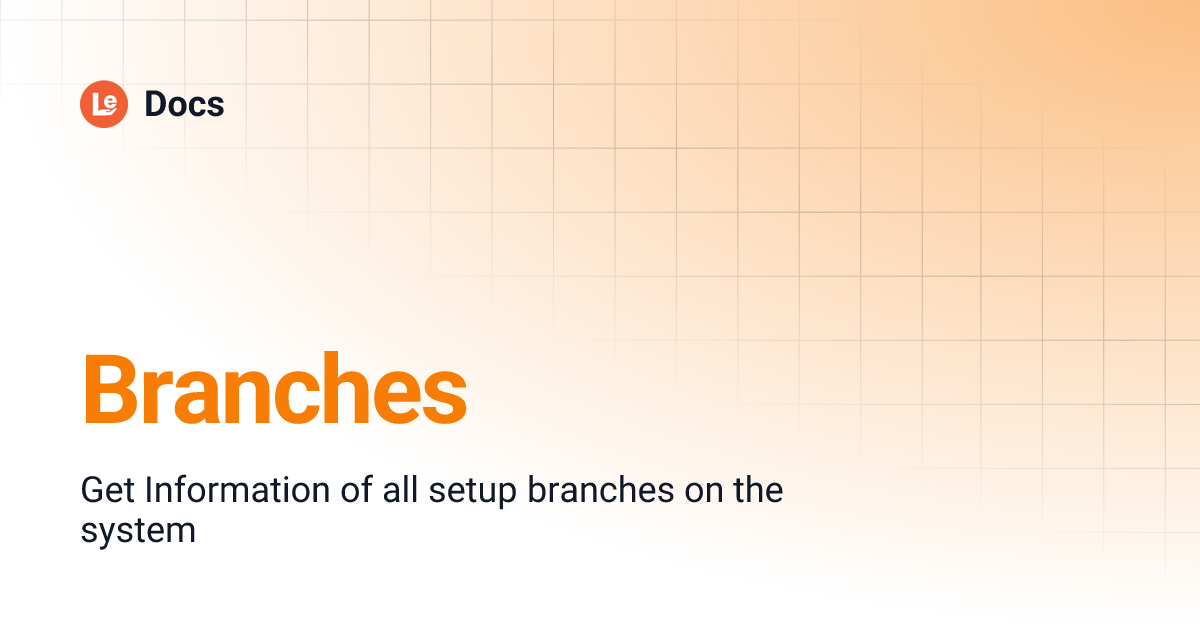 Branches | Docs